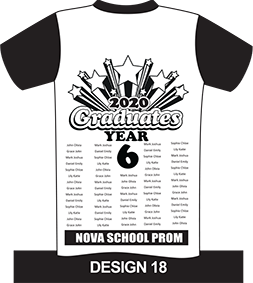 Designs | Nova Prom - Year 6 T-Shirts