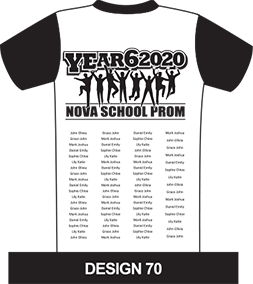 Designs | Nova Prom - Year 6 T-Shirts