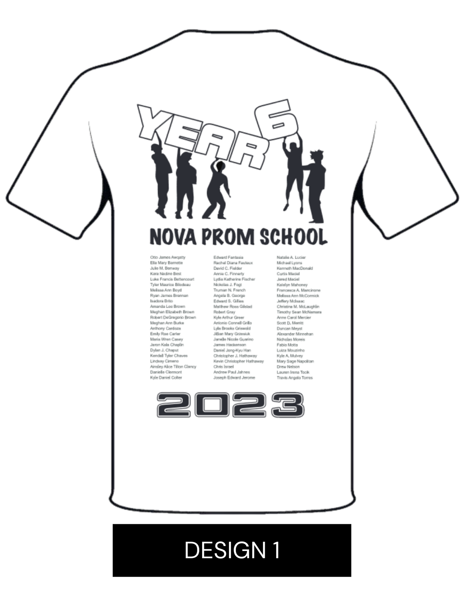 Designs | Nova Prom - Year 6 T-Shirts