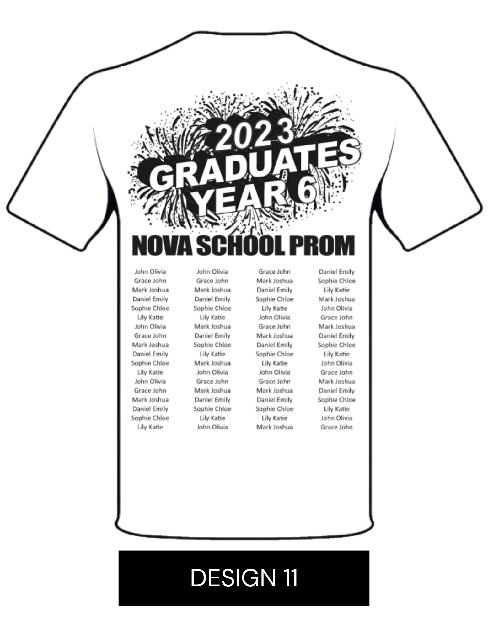 Designs | Nova Prom - Year 6 T-Shirts