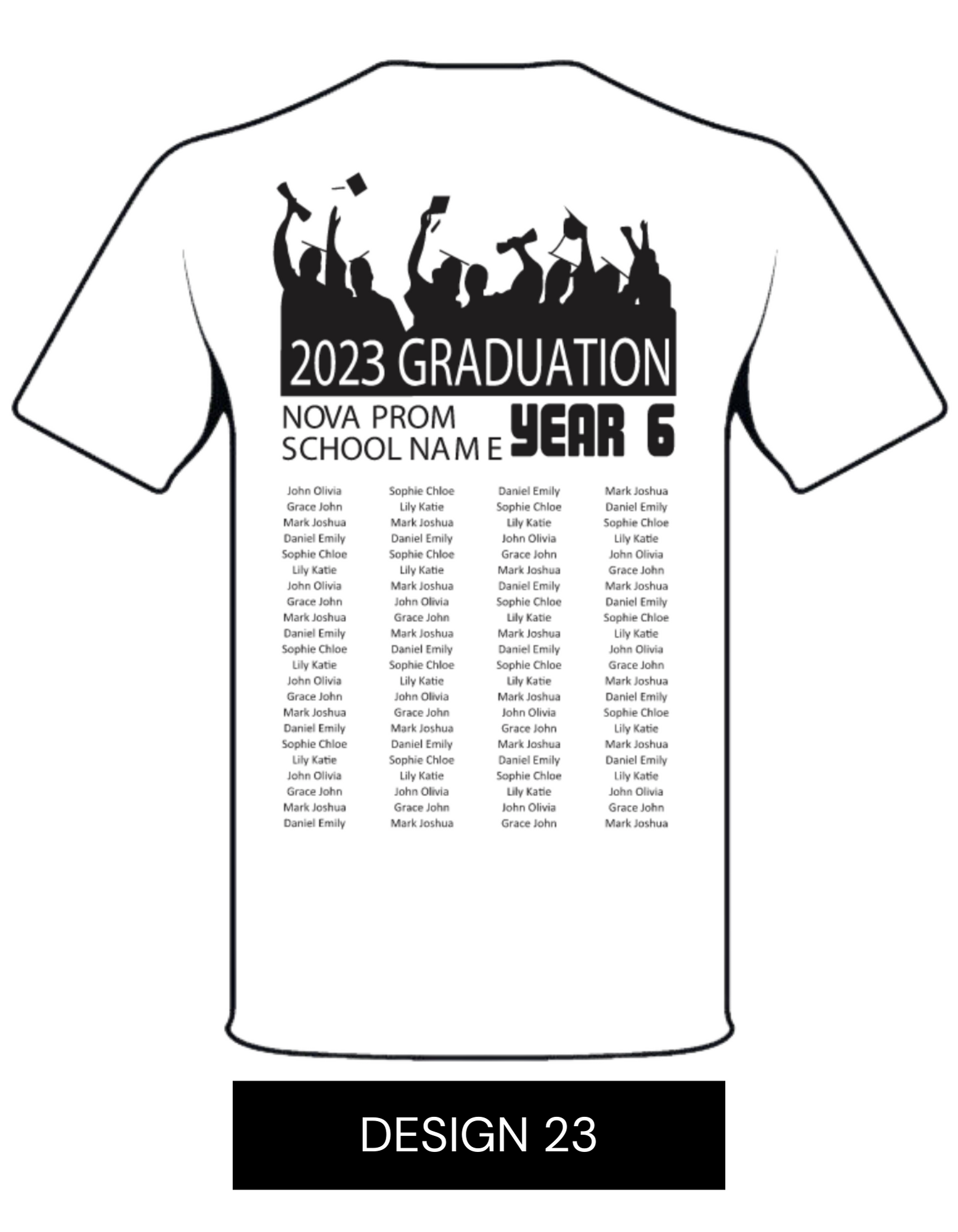 Designs | Nova Prom - Year 6 T-Shirts